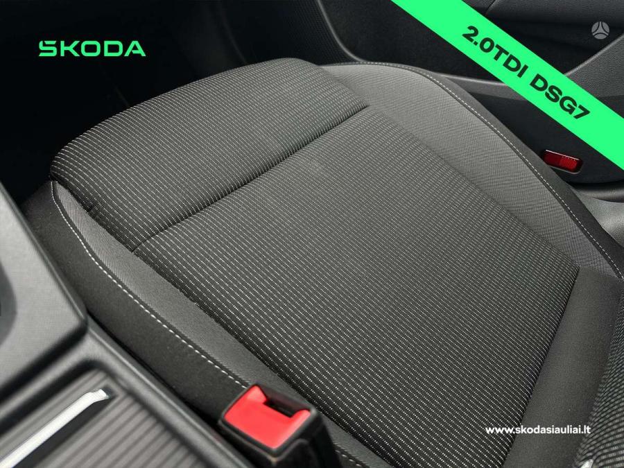 White Skoda Octavia 2021 in Siauliai, with an engine capacity of 1.97 L and mileage of 210 thousand km for 12900 €, photo 12 on AUTOMOTO.COM.LV