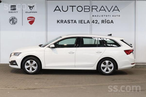 Белый Шкода Октавия 2021 в Рига, объемом двигателя 1.50 л и пробегом 85 тыс. км за 15800 €, фото 7 на AUTOMOTO.COM.LV