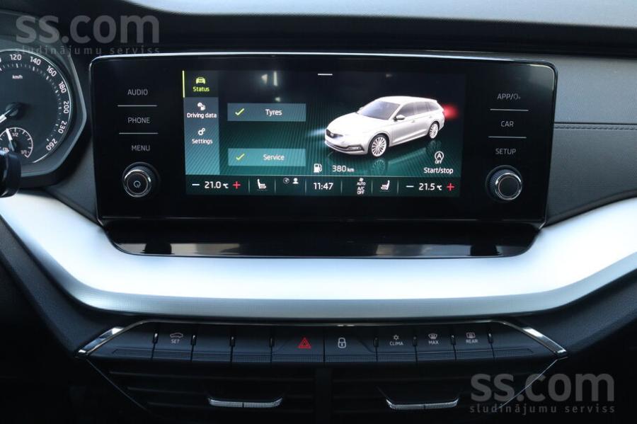 Balts Skoda Octavia 2021 Rīga, ar dzinēja tilpumu 1.50 L un nobraukumu 85 tūkst. km par 15800 €, foto 35 vietnē AUTOMOTO.COM.LV