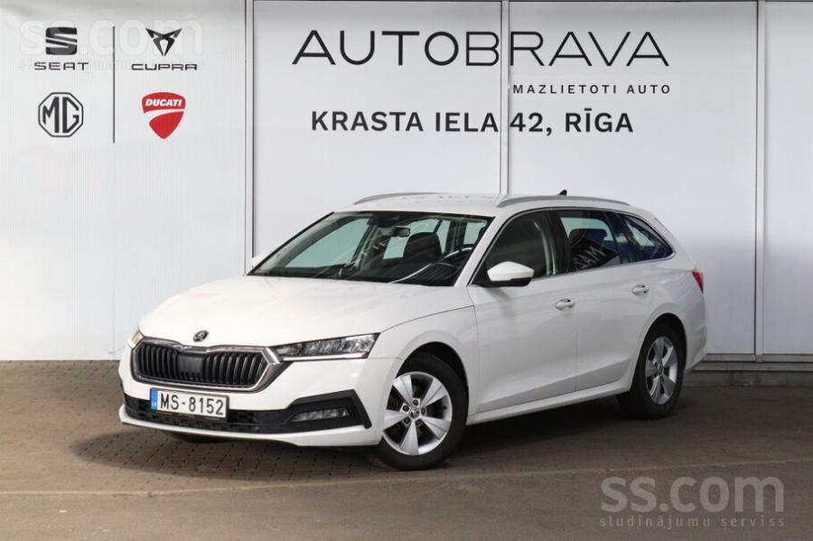 White Skoda Octavia 2021 in Riga, with an engine capacity of 1.50 L and mileage of 111 thousand km for 15490 €, photo 1 on AUTOMOTO.COM.LV