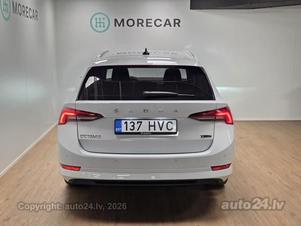 White Skoda Octavia 2021 in Tallinn, with an engine capacity of 1.50 L and mileage of 75 thousand km for 16900 €, photo 5 on AUTOMOTO.COM.LV