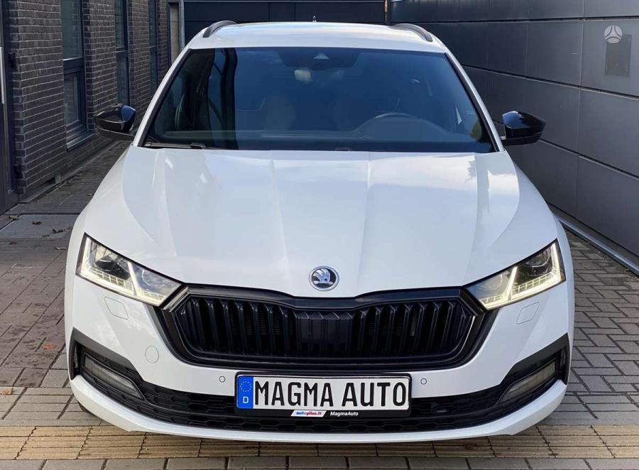 White Skoda Octavia 2021 in Marijampole, with an engine capacity of 1.97 L and mileage of 277 thousand km for 14750 €, photo 4 on AUTOMOTO.COM.LV
