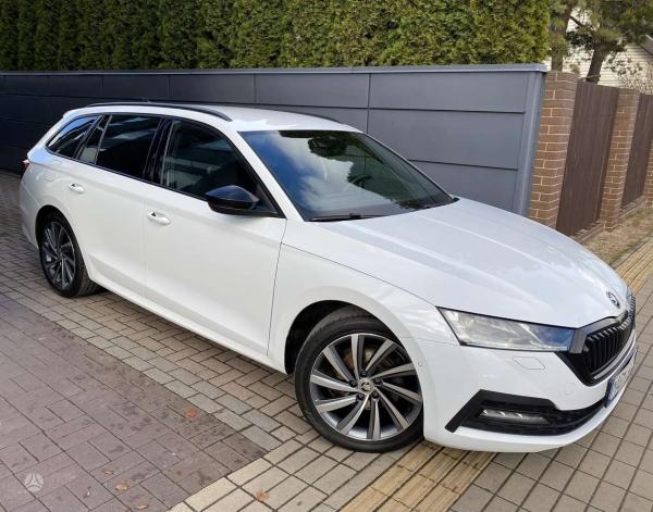 White Skoda Octavia 2021 in Marijampole, with an engine capacity of 1.97 L and mileage of 277 thousand km for 14750 €, photo 6 on AUTOMOTO.COM.LV