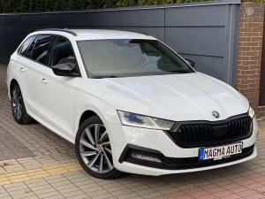 White Skoda Octavia 2021 in Marijampole, with an engine capacity of 1.97 L and mileage of 277 thousand km for 14750 €, photo 7 on AUTOMOTO.COM.LV