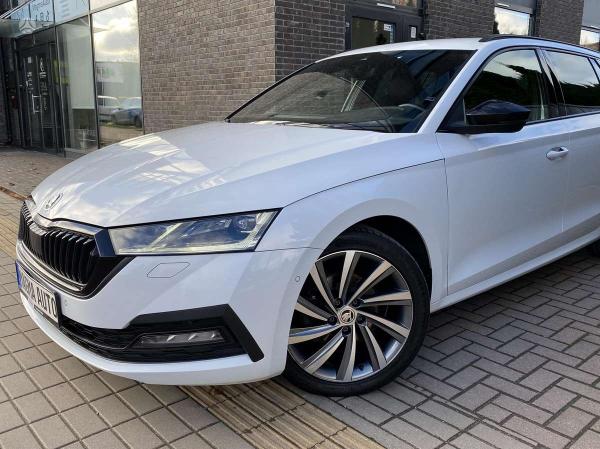 White Skoda Octavia 2021 in Marijampole, with an engine capacity of 1.97 L and mileage of 277 thousand km for 14750 €, photo 9 on AUTOMOTO.COM.LV