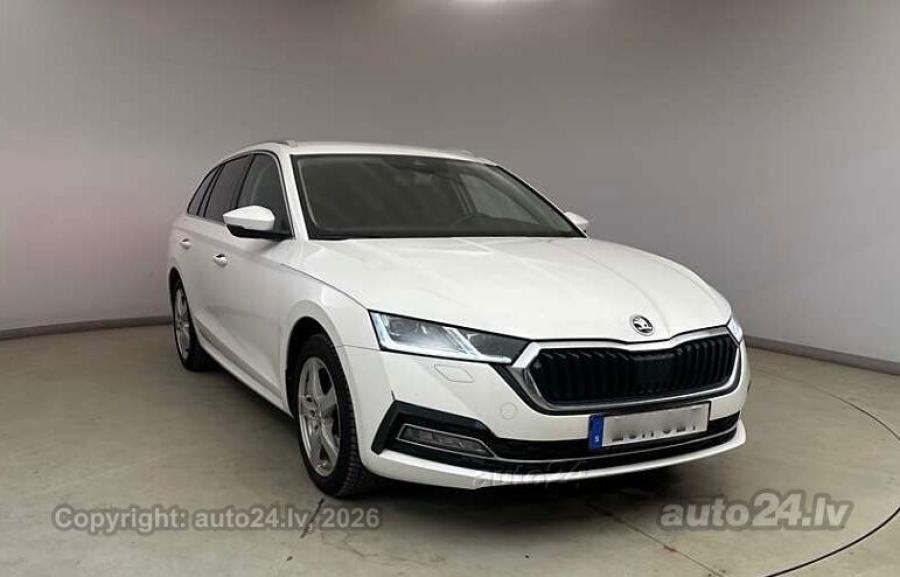 White Skoda Octavia 2021 in Tallinn, with an engine capacity of 1.50 L and mileage of 63 thousand km for 18500 €, photo 1 on AUTOMOTO.COM.LV