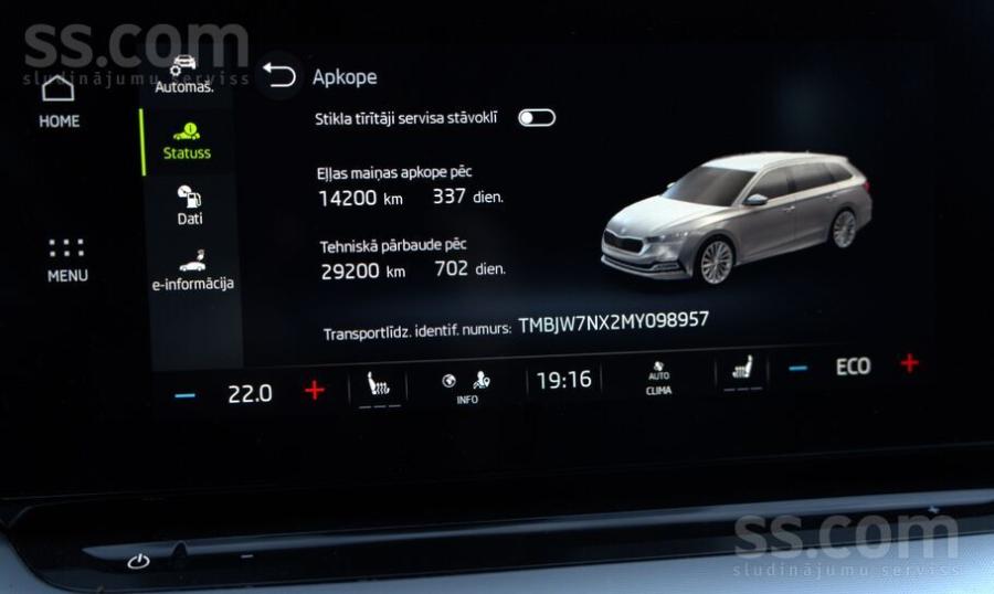 Balts Skoda Octavia 2021 Rīga, ar dzinēja tilpumu 1.40 L un nobraukumu 269 tūkst. km par 15000 €, foto 7 vietnē AUTOMOTO.COM.LV