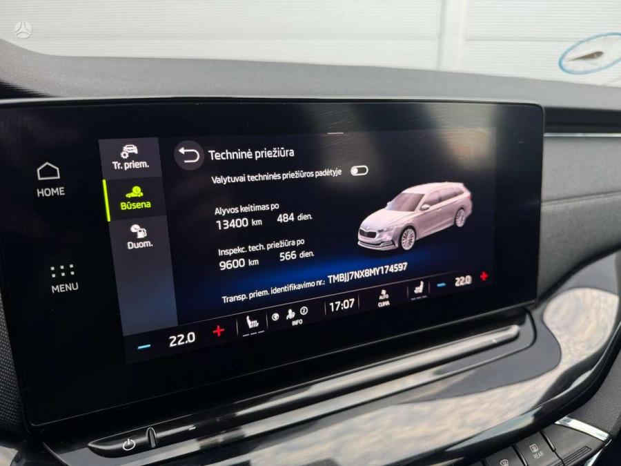 Balts Skoda Octavia 2021 Viļņa, ar dzinēja tilpumu 1.97 L un nobraukumu 257 tūkst. km par 13100 €, foto 16 vietnē AUTOMOTO.COM.LV