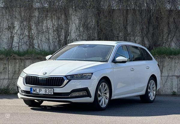 White Skoda Octavia 2022 in Vilnius, with an engine capacity of 1.50 L and mileage of 87 thousand km for 19500 €, photo 1 on AUTOMOTO.COM.LV