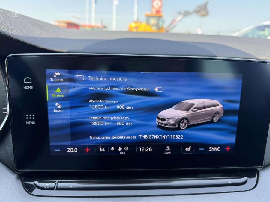 Balts Skoda Octavia 2022 Viļņa, ar dzinēja tilpumu 2.00 L un nobraukumu 178 tūkst. km par 13500 €, foto 26 vietnē AUTOMOTO.COM.LV