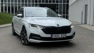 White Skoda Octavia 2022 in Vilnius, with an engine capacity of 1.97 L and mileage of 220 thousand km for 12750 €, photo 3 on AUTOMOTO.COM.LV