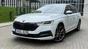 White Skoda Octavia 2022 in Vilnius, with an engine capacity of 1.97 L and mileage of 220 thousand km for 12750 €, photo 24 on AUTOMOTO.COM.LV