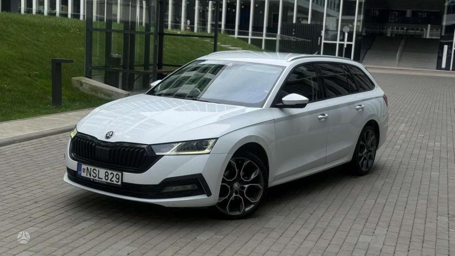 White Skoda Octavia 2022 in Vilnius, with an engine capacity of 1.97 L and mileage of 220 thousand km for 12750 €, photo 25 on AUTOMOTO.COM.LV
