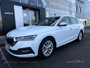White Skoda Octavia 2023 in Tallinn, with an engine capacity of 2.00 L and mileage of 21 thousand km for 24900 €, photo  on AUTOMOTO.COM.LV