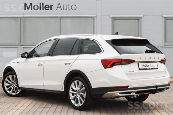 White Skoda Octavia 2023 in Ventspils, with an engine capacity of 2.00 L and mileage of 151 thousand km for 22950 €, photo 3 on AUTOMOTO.COM.LV