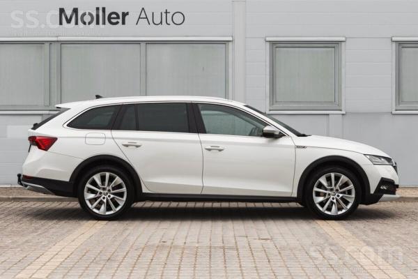 White Skoda Octavia 2023 in Ventspils, with an engine capacity of 2.00 L and mileage of 151 thousand km for 22950 €, photo 6 on AUTOMOTO.COM.LV