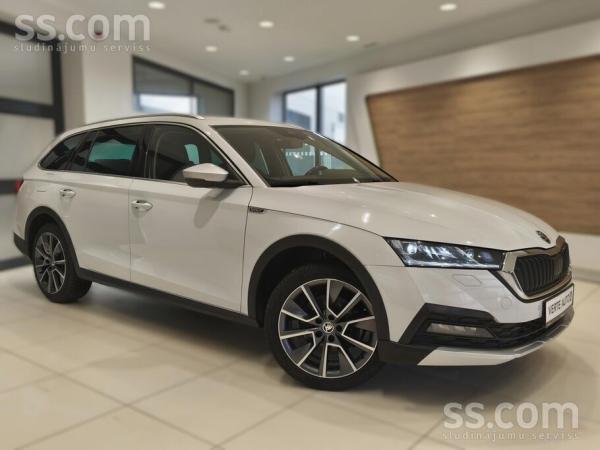 White Skoda Octavia 2023 in Riga, with an engine capacity of 2.00 L and mileage of 221 thousand km for 18990 €, photo 1 on AUTOMOTO.COM.LV