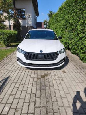 White Skoda Octavia 2023 in Kalvarija, with an engine capacity of 1.50 L and mileage of 135 thousand km for 16396 €, photo 6 on AUTOMOTO.COM.LV