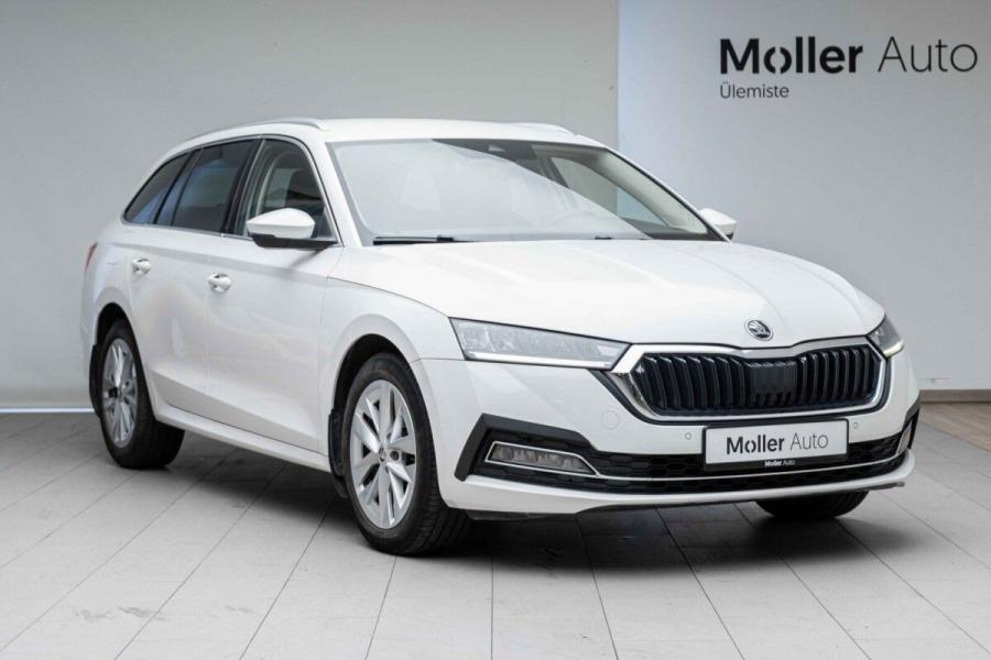 White Skoda Octavia 2023 in Peetri, with an engine capacity of 2.00 L and mileage of 92 thousand km for 21750 €, photo 4 on AUTOMOTO.COM.LV