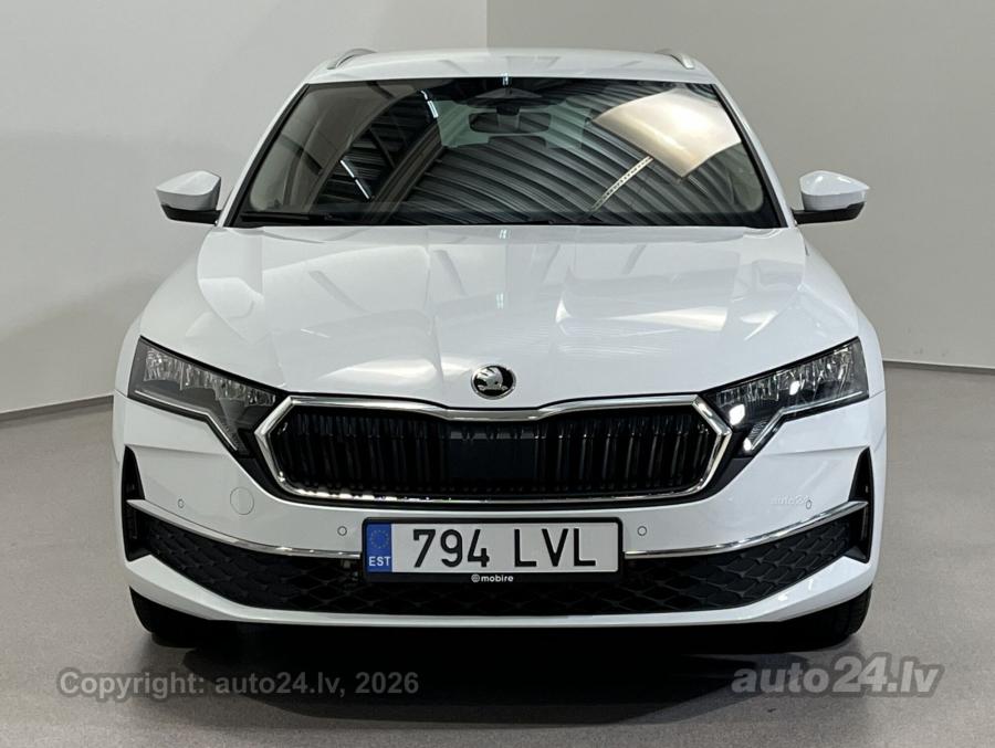 White Skoda Octavia 2025 in Tallinn, with an engine capacity of 1.50 L and mileage of 14 thousand km for 27900 €, photo 16 on AUTOMOTO.COM.LV