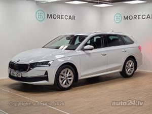 Balts Skoda Octavia 2025 Tallina, ar dzinēja tilpumu 1.50 L un nobraukumu 14 tūkst. km par 26900 €, foto  vietnē AUTOMOTO.COM.LV