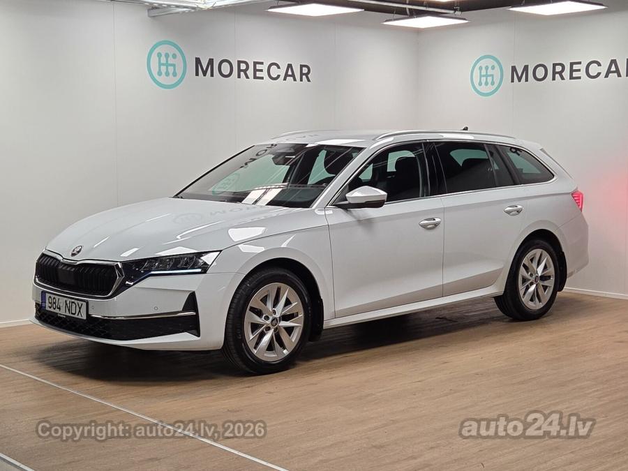 Balts Skoda Octavia 2025 Tallina, ar dzinēja tilpumu 1.50 L un nobraukumu 14 tūkst. km par 26900 €, foto 1 vietnē AUTOMOTO.COM.LV