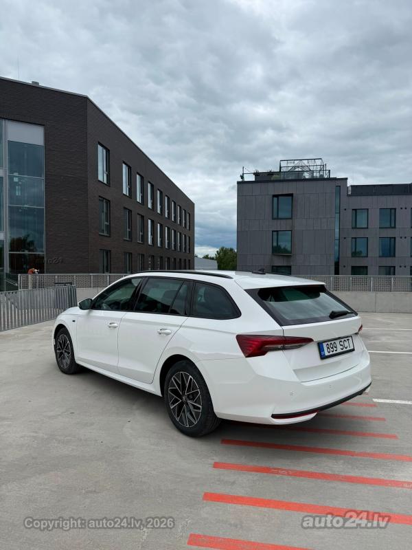 White Skoda Octavia 2025 in Tallinn, with an engine capacity of 2.00 L and mileage of 9 thousand km for 29900 €, photo 4 on AUTOMOTO.COM.LV