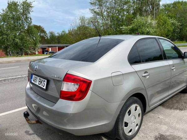 Beige Skoda Rapid 2013 in Sillamae, with an engine capacity of 1.20 L and mileage of 220 thousand km for 3350 €, photo 10 on AUTOMOTO.COM.LV