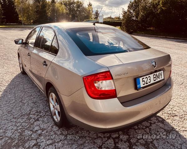 Beige Skoda Rapid 2014 in Tallinn, with an engine capacity of 1.20 L and mileage of 140 thousand km for 5900 €, photo 5 on AUTOMOTO.COM.LV