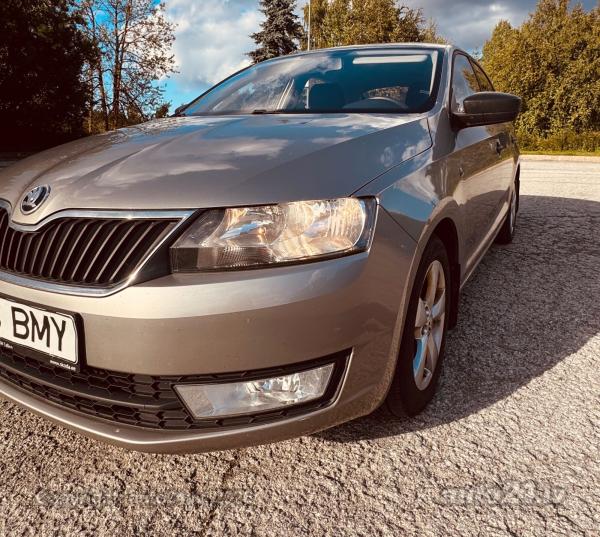 Beige Skoda Rapid 2014 in Tallinn, with an engine capacity of 1.20 L and mileage of 140 thousand km for 5900 €, photo 7 on AUTOMOTO.COM.LV
