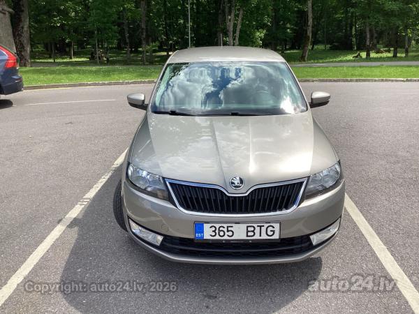 Beige Skoda Rapid 2017 in Tallinn, with an engine capacity of 1.20 L and mileage of 62 thousand km for 7500 €, photo 2 on AUTOMOTO.COM.LV