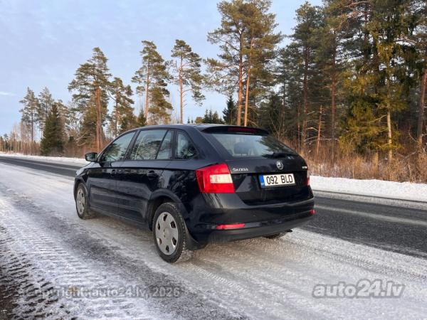 Black Skoda Rapid 2014 in Tallinn, with an engine capacity of 1.20 L and mileage of 121 thousand km for 4500 €, photo 7 on AUTOMOTO.COM.LV