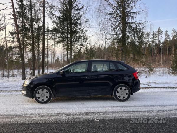 Black Skoda Rapid 2014 in Tallinn, with an engine capacity of 1.20 L and mileage of 121 thousand km for 4500 €, photo 8 on AUTOMOTO.COM.LV