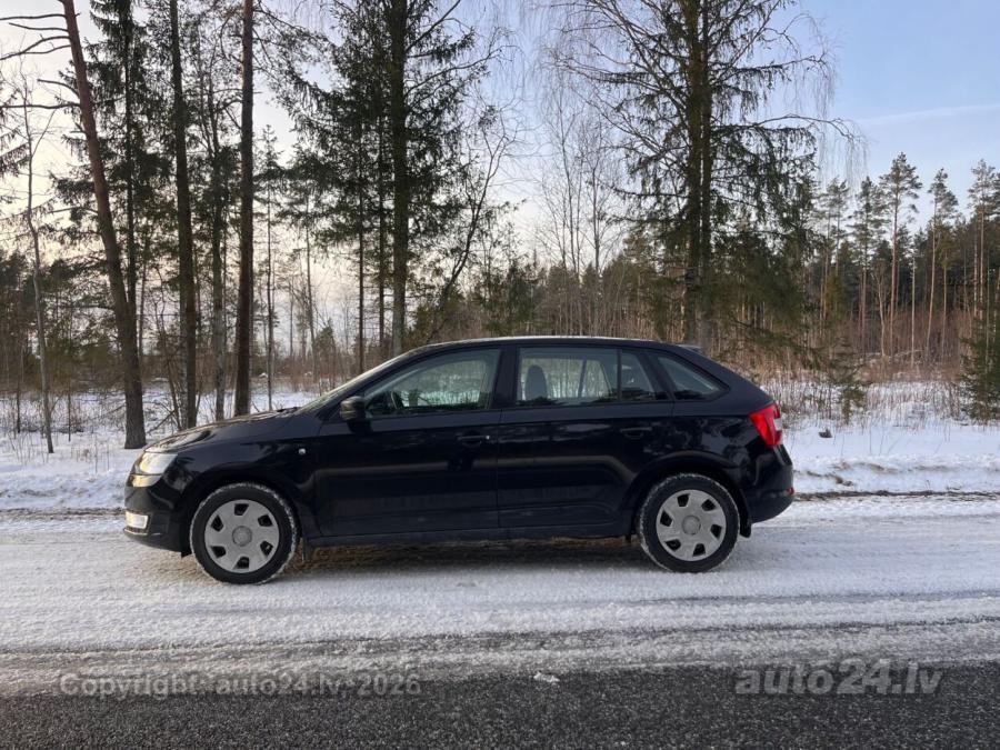 Black Skoda Rapid 2014 in Tallinn, with an engine capacity of 1.20 L and mileage of 121 thousand km for 4500 €, photo 8 on AUTOMOTO.COM.LV