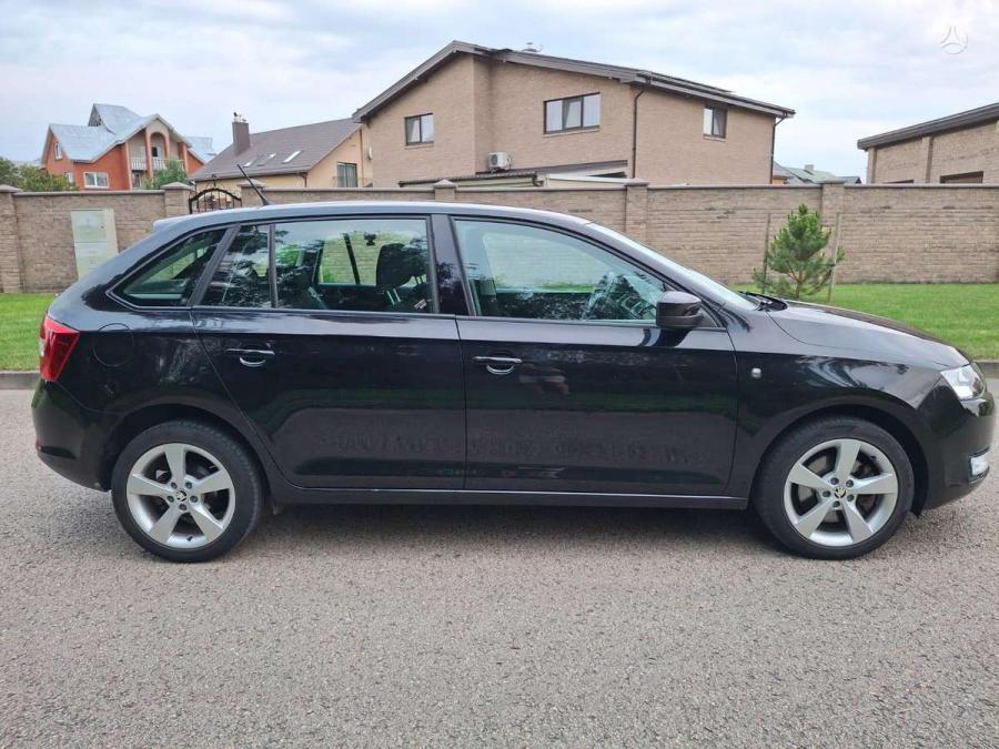 Melns Skoda Rapid 2015 Radviliškis, ar dzinēja tilpumu 1.60 L un nobraukumu 206 tūkst. km par 4900 €, foto 5 vietnē AUTOMOTO.COM.LV