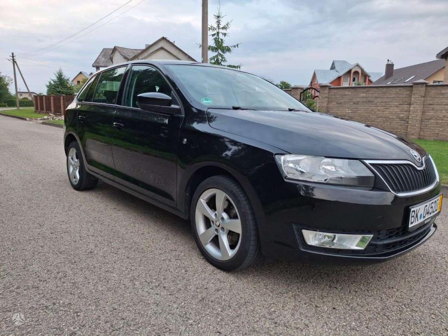 Melns Skoda Rapid 2015 Radviliškis, ar dzinēja tilpumu 1.60 L un nobraukumu 206 tūkst. km par 4900 €, foto 6 vietnē AUTOMOTO.COM.LV