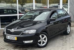 Melns Skoda Rapid 2015 Radviliškis, ar dzinēja tilpumu 1.60 L un nobraukumu 206 tūkst. km par 5250 €, foto  vietnē AUTOMOTO.COM.LV