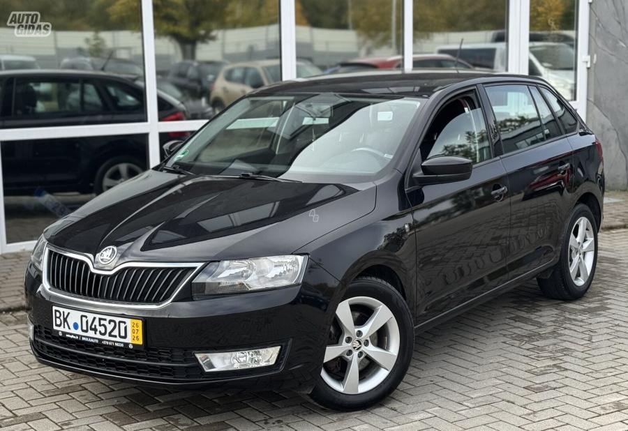 Melns Skoda Rapid 2015 Radviliškis, ar dzinēja tilpumu 1.60 L un nobraukumu 206 tūkst. km par 5250 €, foto 1 vietnē AUTOMOTO.COM.LV