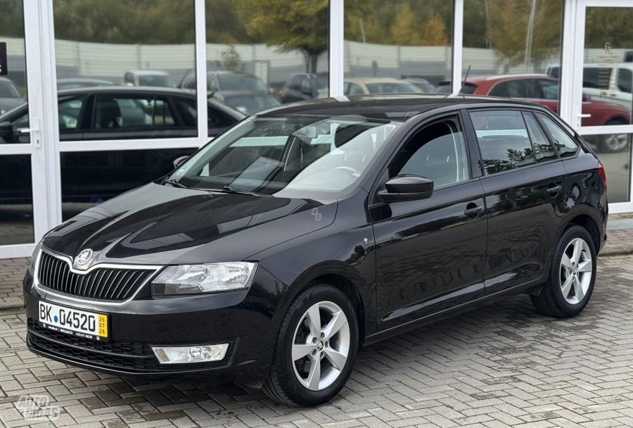 Melns Skoda Rapid 2015 Radviliškis, ar dzinēja tilpumu 1.60 L un nobraukumu 206 tūkst. km par 5250 €, foto 4 vietnē AUTOMOTO.COM.LV
