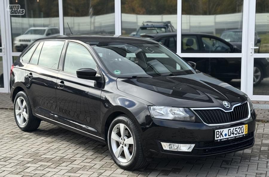 Melns Skoda Rapid 2015 Radviliškis, ar dzinēja tilpumu 1.60 L un nobraukumu 206 tūkst. km par 5250 €, foto 5 vietnē AUTOMOTO.COM.LV