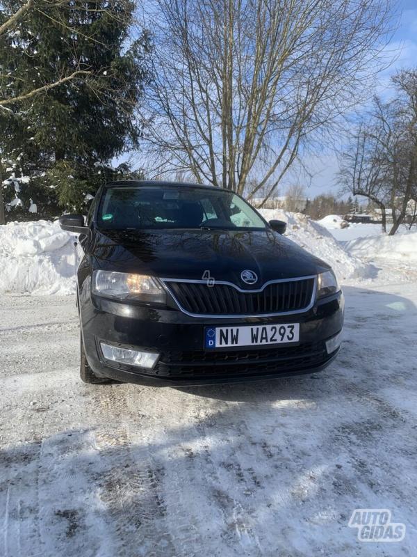 Black Skoda Rapid 2016 in Siauliai, with an engine capacity of 1.40 L and mileage of 275 thousand km for 4900 €, photo 1 on AUTOMOTO.COM.LV