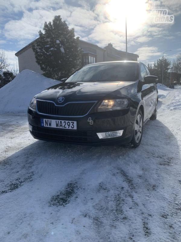 Melns Skoda Rapid 2016 Šauļi, ar dzinēja tilpumu 1.40 L un nobraukumu 275 tūkst. km par 4800 €, foto 3 vietnē AUTOMOTO.COM.LV