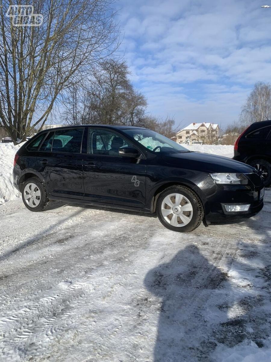 Black Skoda Rapid 2016 in Siauliai, with an engine capacity of 1.40 L and mileage of 275 thousand km for 4700 €, photo 6 on AUTOMOTO.COM.LV