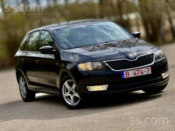 Black Skoda Rapid 2016 in Riga, with an engine capacity of 1.20 L and mileage of 190 thousand km for 5790 €, photo 2 on AUTOMOTO.COM.LV