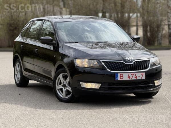 Black Skoda Rapid 2016 in Riga, with an engine capacity of 1.20 L and mileage of 190 thousand km for 5790 €, photo 4 on AUTOMOTO.COM.LV