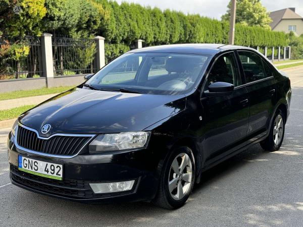 Melns Skoda Rapid 2013 Mažeikiai, ar dzinēja tilpumu 1.20 L un nobraukumu 181 tūkst. km par 3300 €, foto 2 vietnē AUTOMOTO.COM.LV