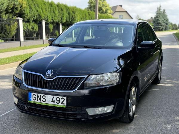 Melns Skoda Rapid 2013 Mažeikiai, ar dzinēja tilpumu 1.20 L un nobraukumu 181 tūkst. km par 3300 €, foto 3 vietnē AUTOMOTO.COM.LV