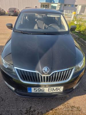 Black Skoda Rapid 2014 in Tallinn, with an engine capacity of 1.40 L and mileage of 63 thousand km for 3600 €, photo  on AUTOMOTO.COM.LV