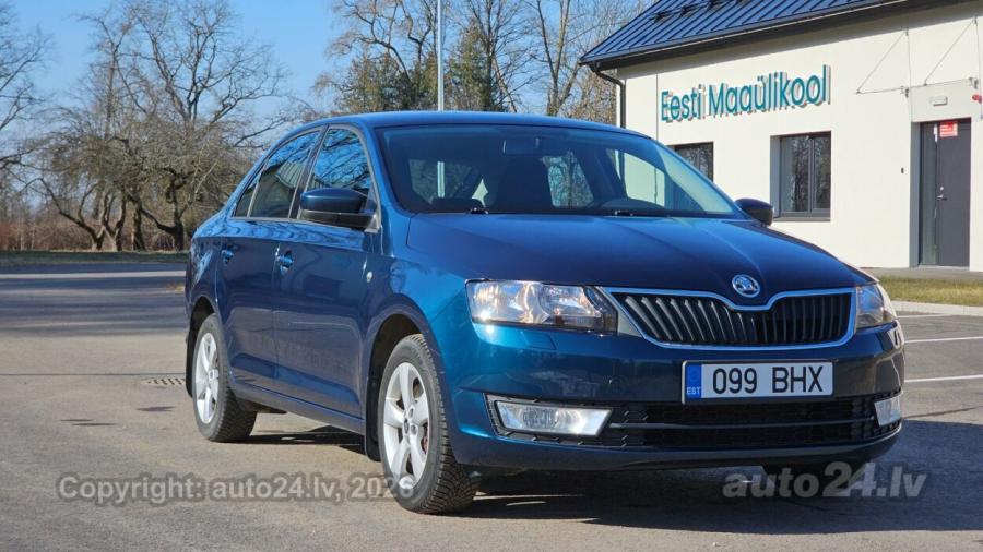 Blue Skoda Rapid 2013 in Tartu, with an engine capacity of 1.20 L and mileage of 158 thousand km for 3999 €, photo 3 on AUTOMOTO.COM.LV