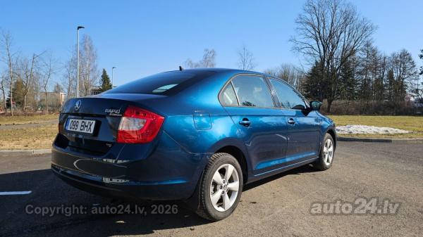 Zils Skoda Rapid 2013 Tartu, ar dzinēja tilpumu 1.20 L un nobraukumu 158 tūkst. km par 3999 €, foto 7 vietnē AUTOMOTO.COM.LV